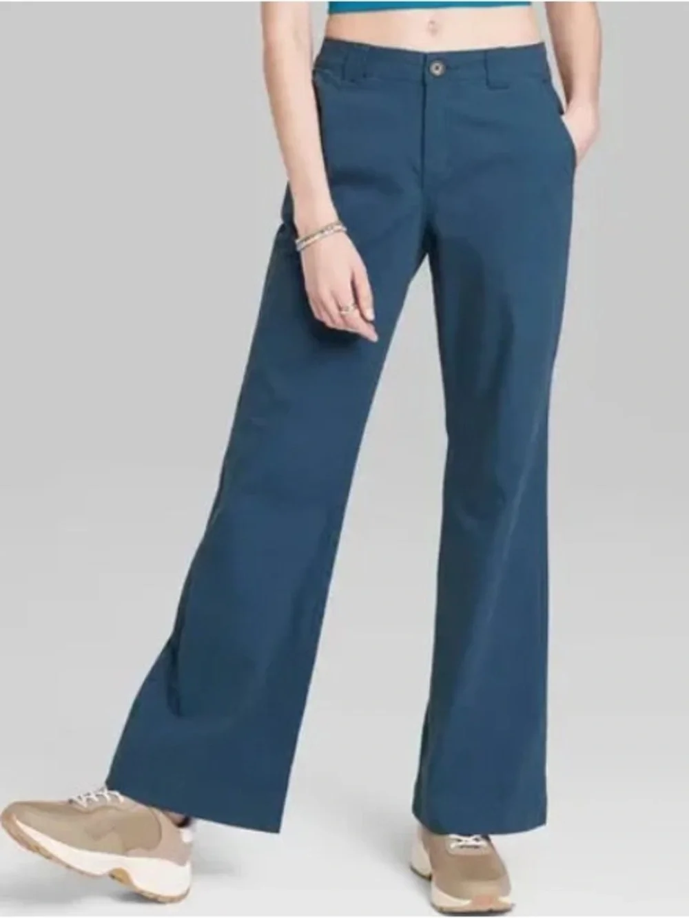 wild fable | Pants & Jumpsuits | New Wild Fable Blue Wide Leg Low Rise ...